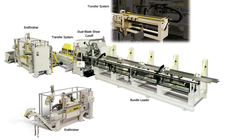 Tube Cutoff: Designing an optimal material handling system